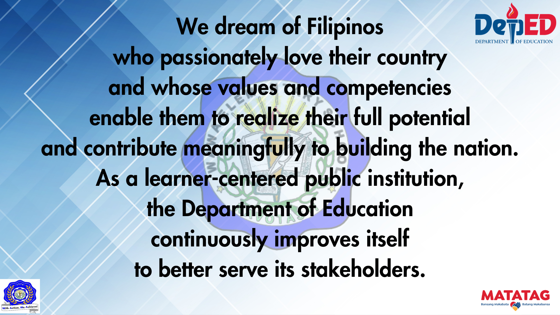 Mission and Vision | Wawa Elementary School